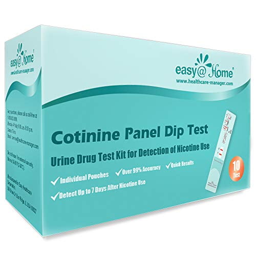 Click here for Easy@home 10 Pack Nicotine Cotinine Urine Panel Di... prices