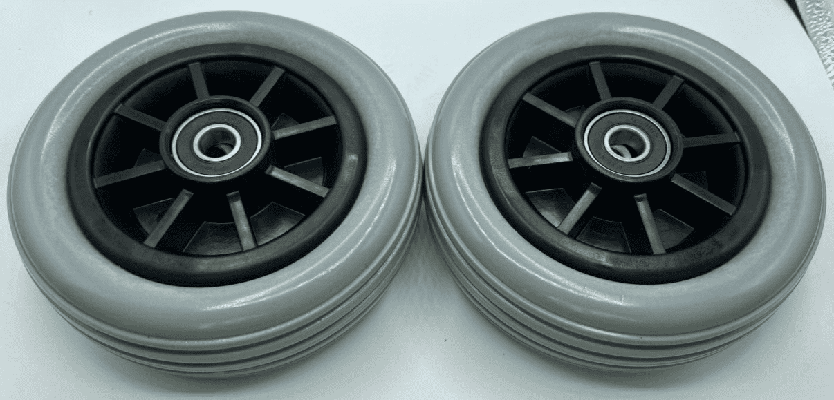 Shoprider Power Chair 6"x2" Gray Caster Wheel - Pair - Walmart.com