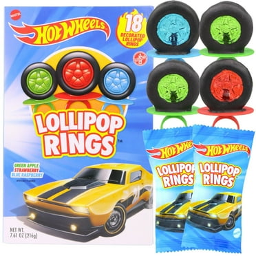 Spongebob Kids Pops, Lollipop Rings, Birthday Party Candy Suckers, 18 ...