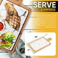 Wooden Brown Steak Plate by Chefs Unique - Serving Platter - Walmart.com