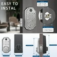 GPED Fingerprint Door Lock, Keyless Entry, Biometric Deadbolt, 50 Users ...