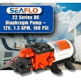 SEAFLO 22-Series 12V Water Pump – 1.3 GPM, 100 PSI | On-Demand ...
