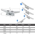 4in/6in/8in/10in Aluminum Marine Cleat For Ships Kayak Campers And ...