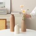 10.4 inches Tall Decorative Ceramic Vase Set, 3 Pieces, Nordic Modern ...