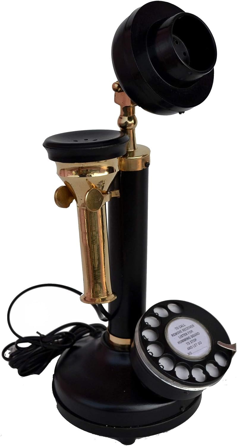 Vintage Antique Candlestick Rotary Dial Telephone/Antique Phone/Old ...