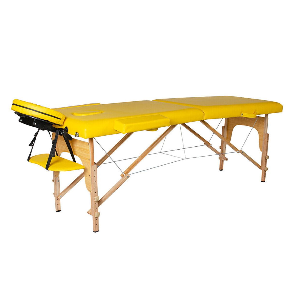 WSYW 84" 2-Folding Massage Table Portable Facial SPA Bed Tattoo Salon ...