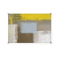 Abstract Mottled Sun Shade Sail 12'X16' Yellow Brown Vintage Oil ...