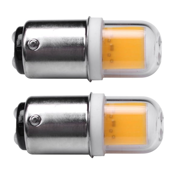 2X BA15D LED Light Bulb 3W 110V 220V AC Non-Dimming 300 Lumens COB 1511 ...