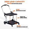 Folding Shopping Cart with Wheels, Multi Use Functional Collapsible ...