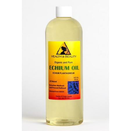 Echium seed oil organic refined cold pressed premium fresh prime 100% ...