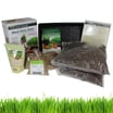 Organic Wheatgrass Growing Kit w/ Hurricane Stainless Steel Wheat Grass ...