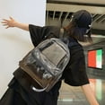 Clear Backpack Clearance!Back To School Transparent Packet No Water Pvc ...