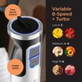 Immersion Blender Handheld - 8 Speed Stainless Steel Electric Hand ...