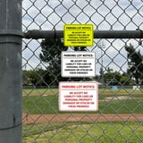 Signs ByLITA Classic Framed Parking Lot Notice: We Accept No Liability ...