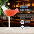 Bird Bam Glasses, 150ml Bird-Shaped Cocktail Glass/Red Wine Goblet ...