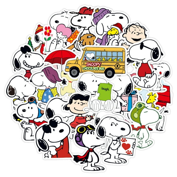 50 Snoopy Cartoon Stickers Graffiti Stickers - Walmart.ca