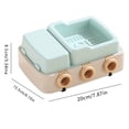 6-Cavity Animal-Shaped Silicone Popsicle Mold - Non-Stick Ice Cream ...