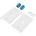 2-Pack 1 Port Ethernet Wall Plate, RJ45 Cat6 Female to Jack Inline ...
