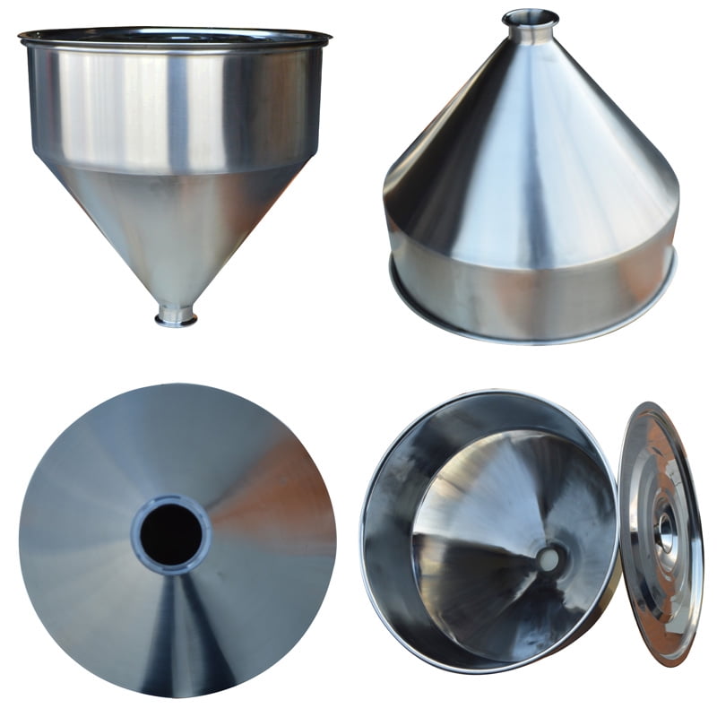 INTBUYING 30L/6.6 Gallon Hopper Funnel for Liquid Paste Filling Machine ...