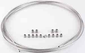 JEGS 635206 Stainless Steel Brake Line Coil Kit 1/4 in. O.D. x 20 ft ...