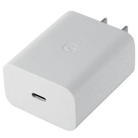 Google (30-Watt) Single USB-C Charger Travel Adapter White (G9BR1 ...