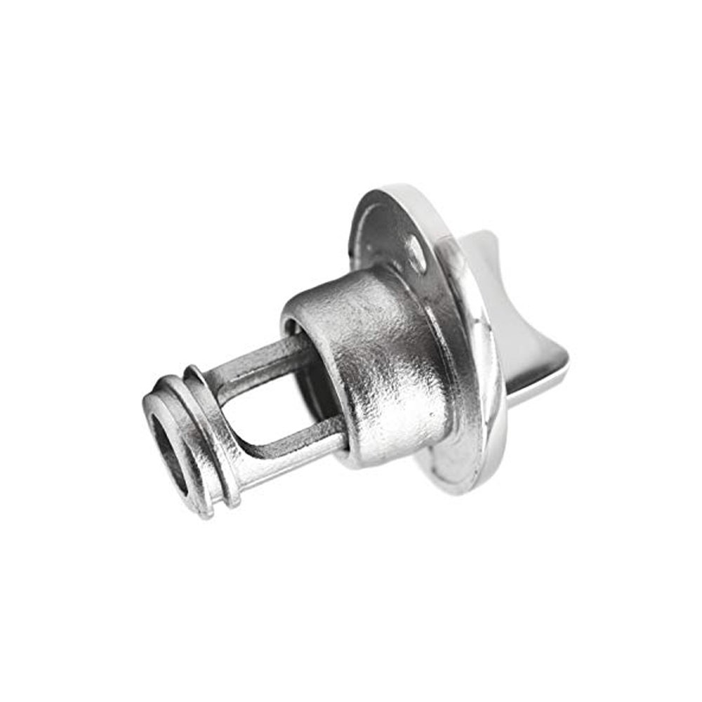 Marine City 316 Stainless Steel Oval Drain Plug Fits 1 inch Hole Thread ...