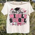 CLOTEX Next Stop Middle School PNG, 5th Grade Graduation Girl Design ...