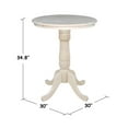 30" Round Top Pedestal Table, 34.9"H - Walmart.com