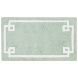 Madison Park Evan High Pile Cotton Tufted Bath Rug, 24x40" - Seafoam ...