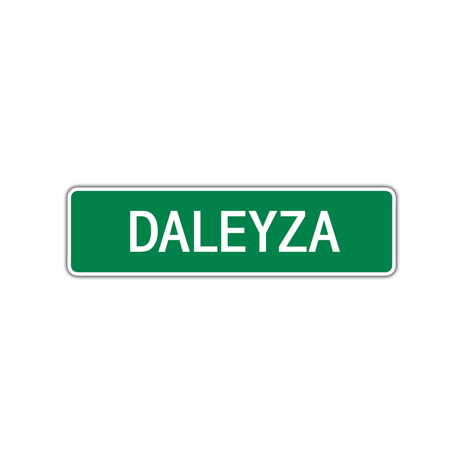 Daleyza Girls Children Name Letter Printed Label Indoor Outdoor Wall ...