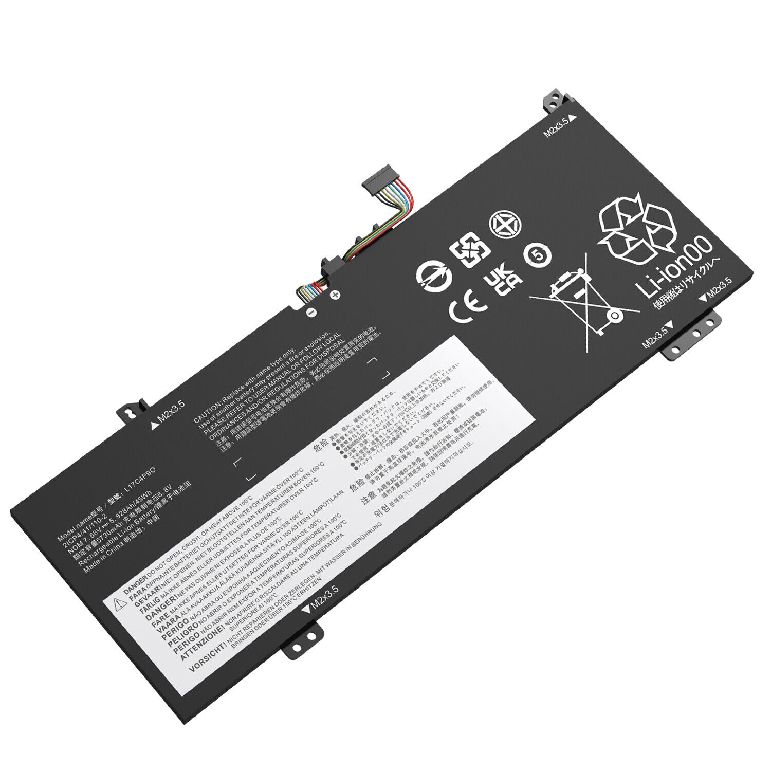 Battery for Lenovo Flex 6-14ARR-81HA0000US 6-14IKB-81EM000WUS L17C4PB0 ...