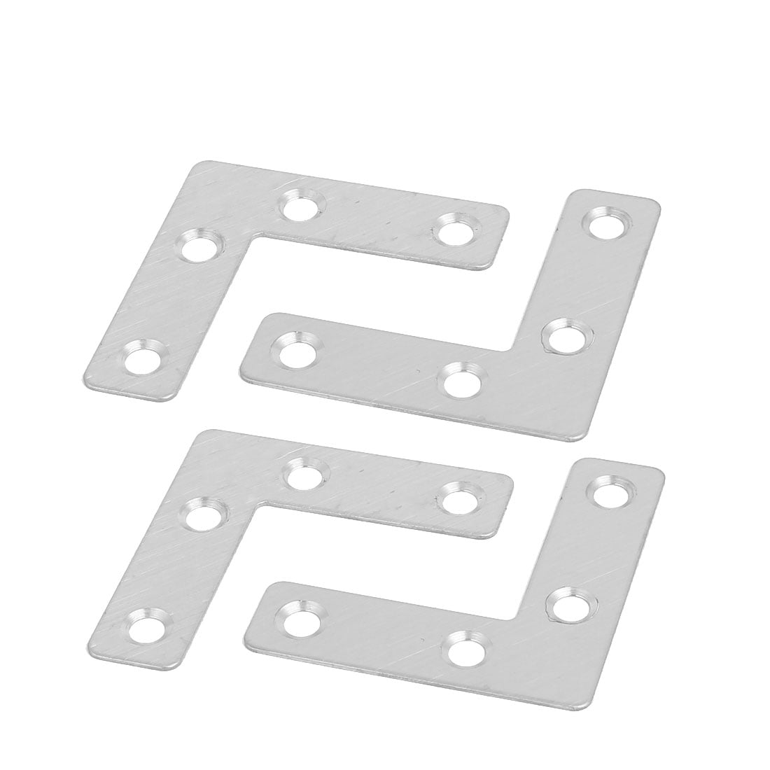 50mmx50mmx1mm Stainless Steel Flat L Shaped Corner Brace Repair Plates ...