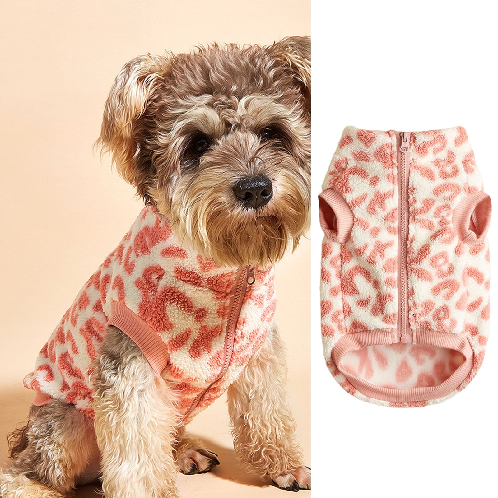 Dengjunhu Round Neck Pet Vests Zipper Polyester Two-legged Wear Pet ...