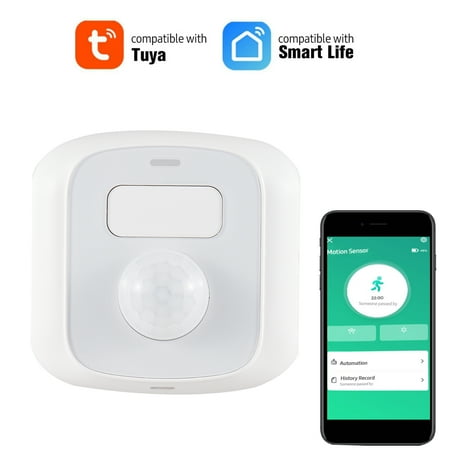 Wifi Motion Sensor Alarm Smart Human Body Induction PIR Sensor 16.4Ft ...