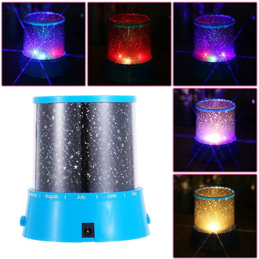 Romatic Cosmos Moon Star Master Projector LED Starry Night Sky Light ...