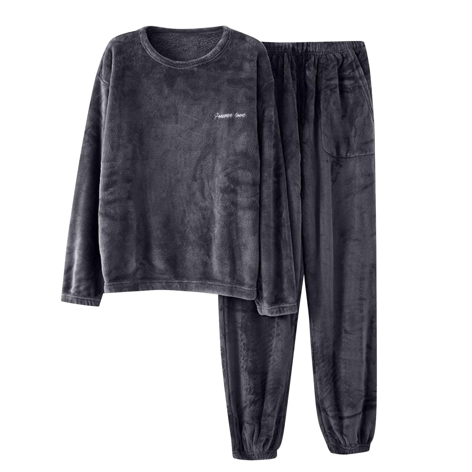 Click here for Dagugfen Winter Pajama Sets For Men Flannel Fleece... prices