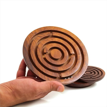 Ball in A Maze Puzzle Board Game | Premium Hand Crafted Wooden ...