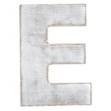 On the Surface Rustic Wooden Letter E, 4 Inch Wall Decor DIY Projects ...