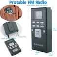 EXMAX® E108 Wireless Stereo FM Radio Receiver Portable Pocket Small ...