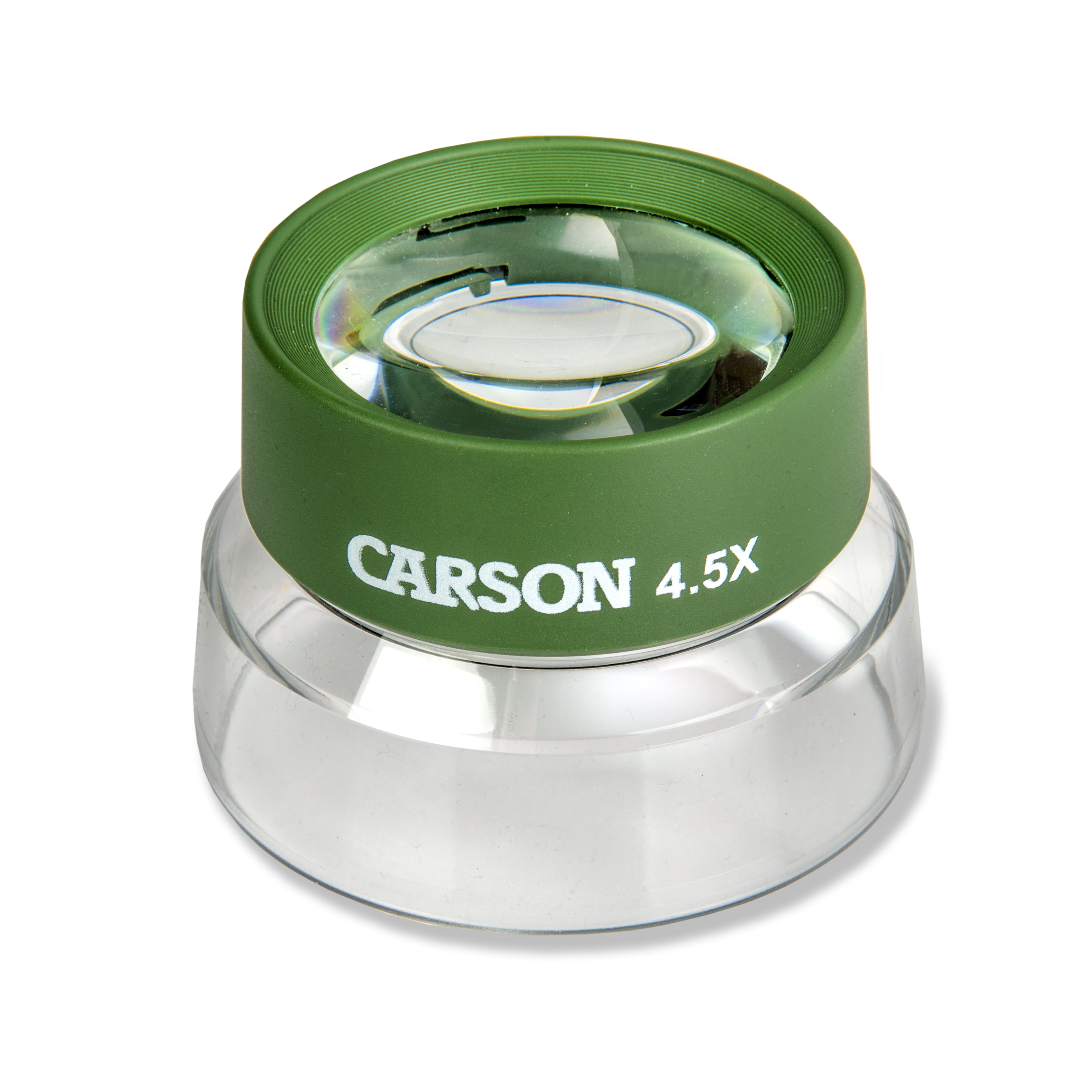 Carson Bug Loupe 4.5x Power Pre-Focused Stand Magnifier Loupe (HU-55)