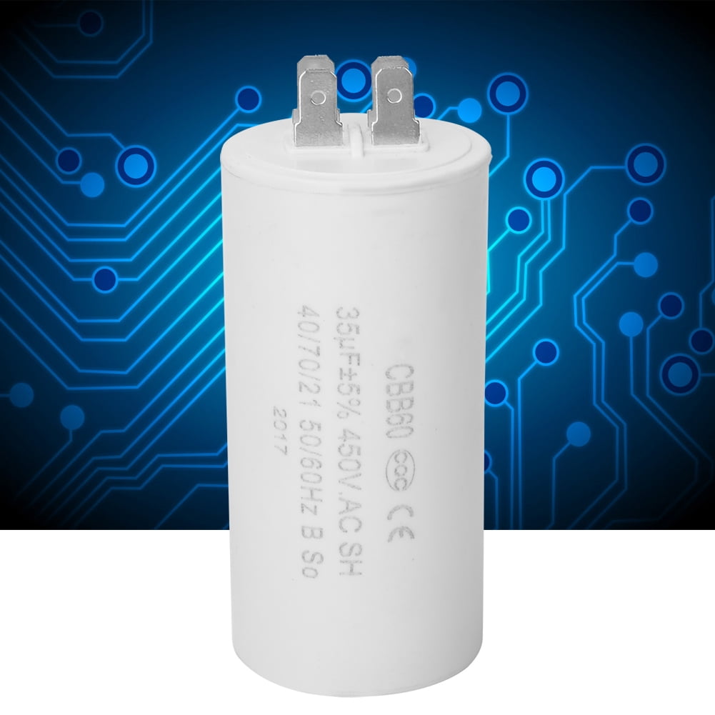 Motor Machine Start Capacitor, ESR 0.2 Motor Running Capacitor, 450V ...