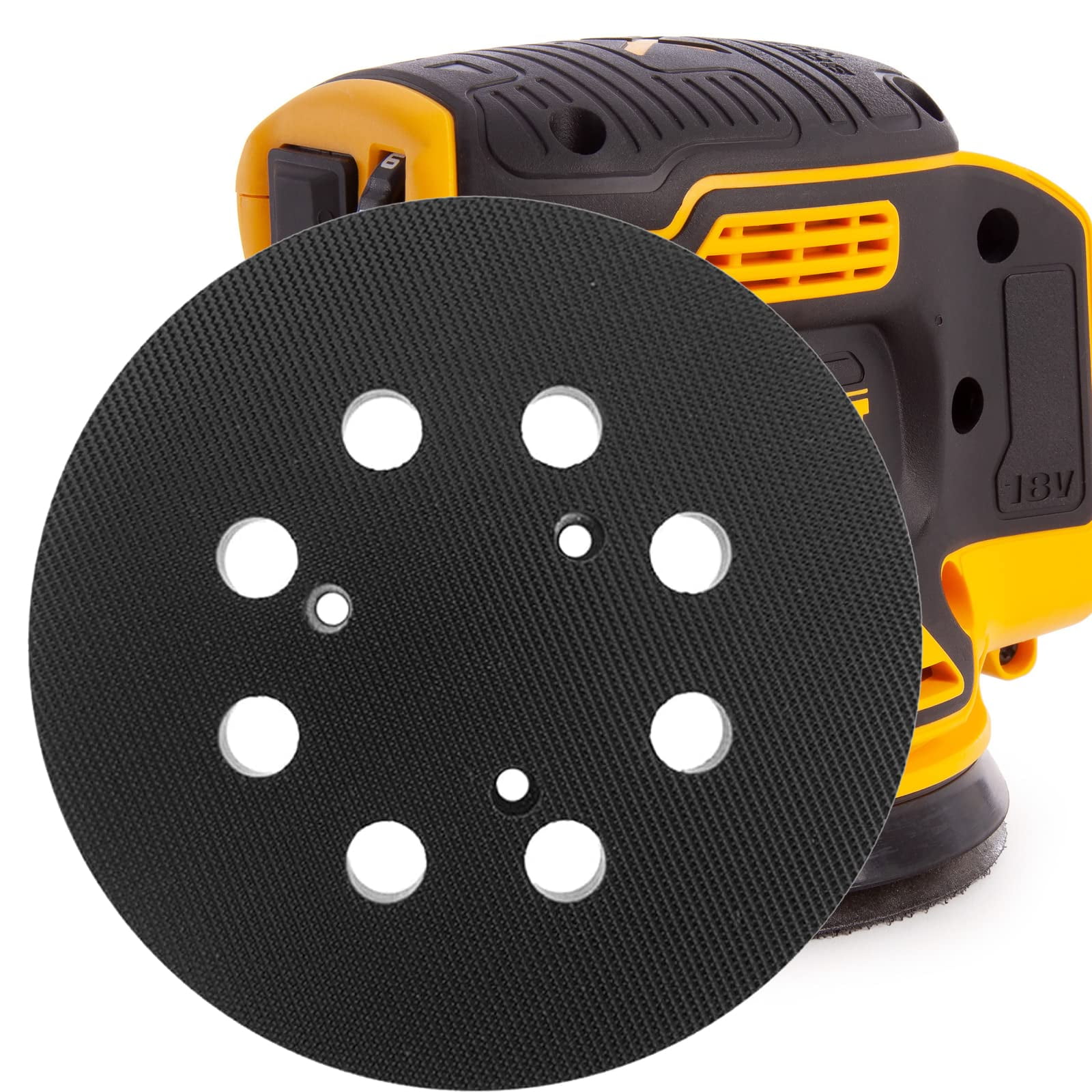 Click here for Tockrop 5 Inch 8-Hole Hook And Loop Sander Pads Re... prices