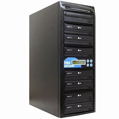 produplicator 1 to 7 24x cd dvd duplicator copier (m-disc support ...