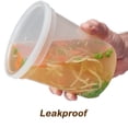 Food Storage Containers with Lids 32 oz Quart Pack of 24 Leak-Proof ...