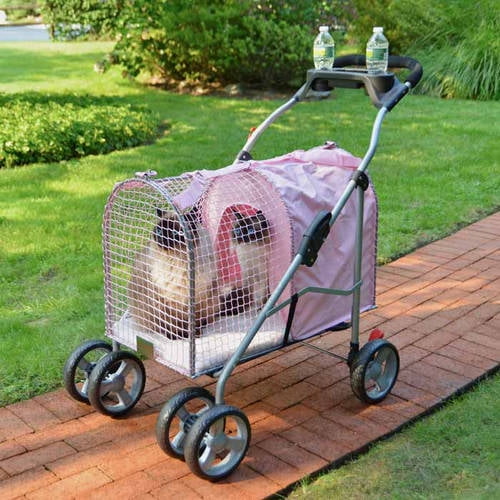 Kittywalk Classic Pet Stroller SUV, Royale, 31 x 16 x 37.5" - Walmart ...