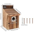 1 Piece Outdoor Bird Nesting Boxes, Bird Nesting Boxes for Outside with ...