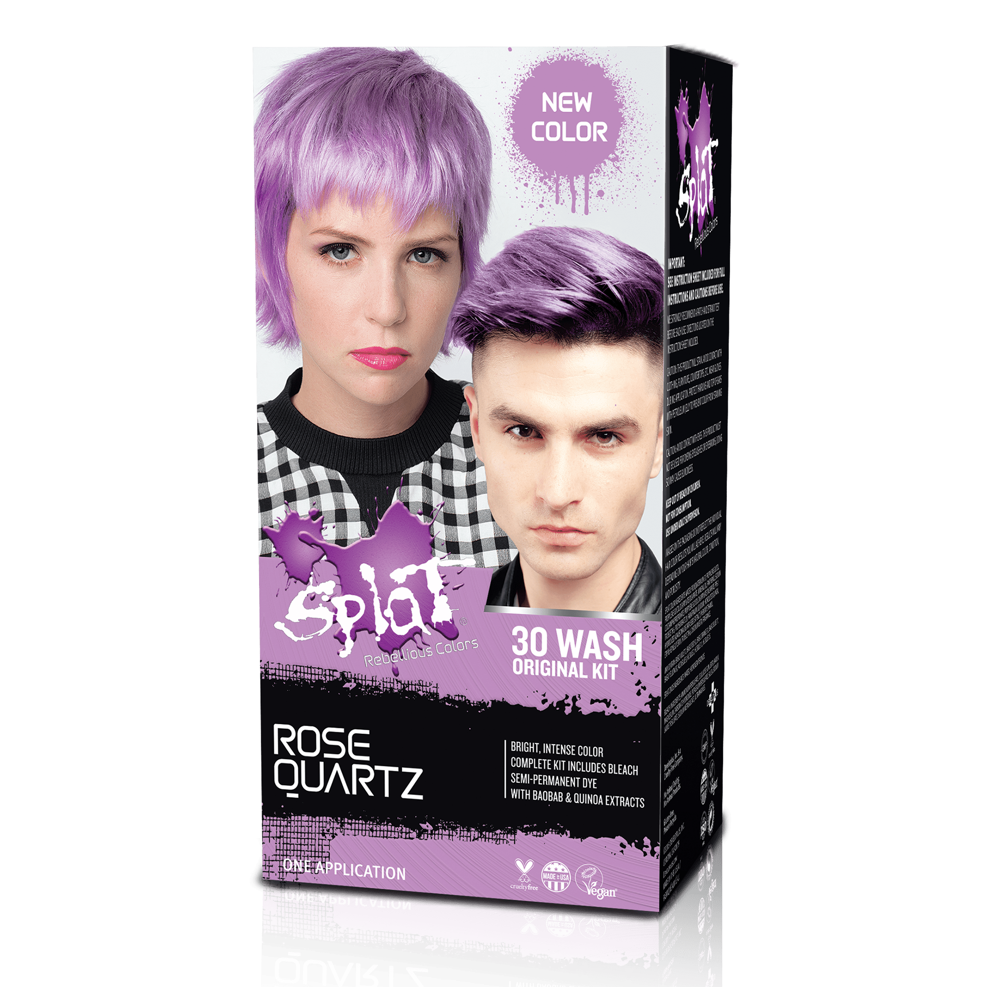 Buy Splat Original Complete Kit, Semi-Permanent Hair Dye with Bleach ...