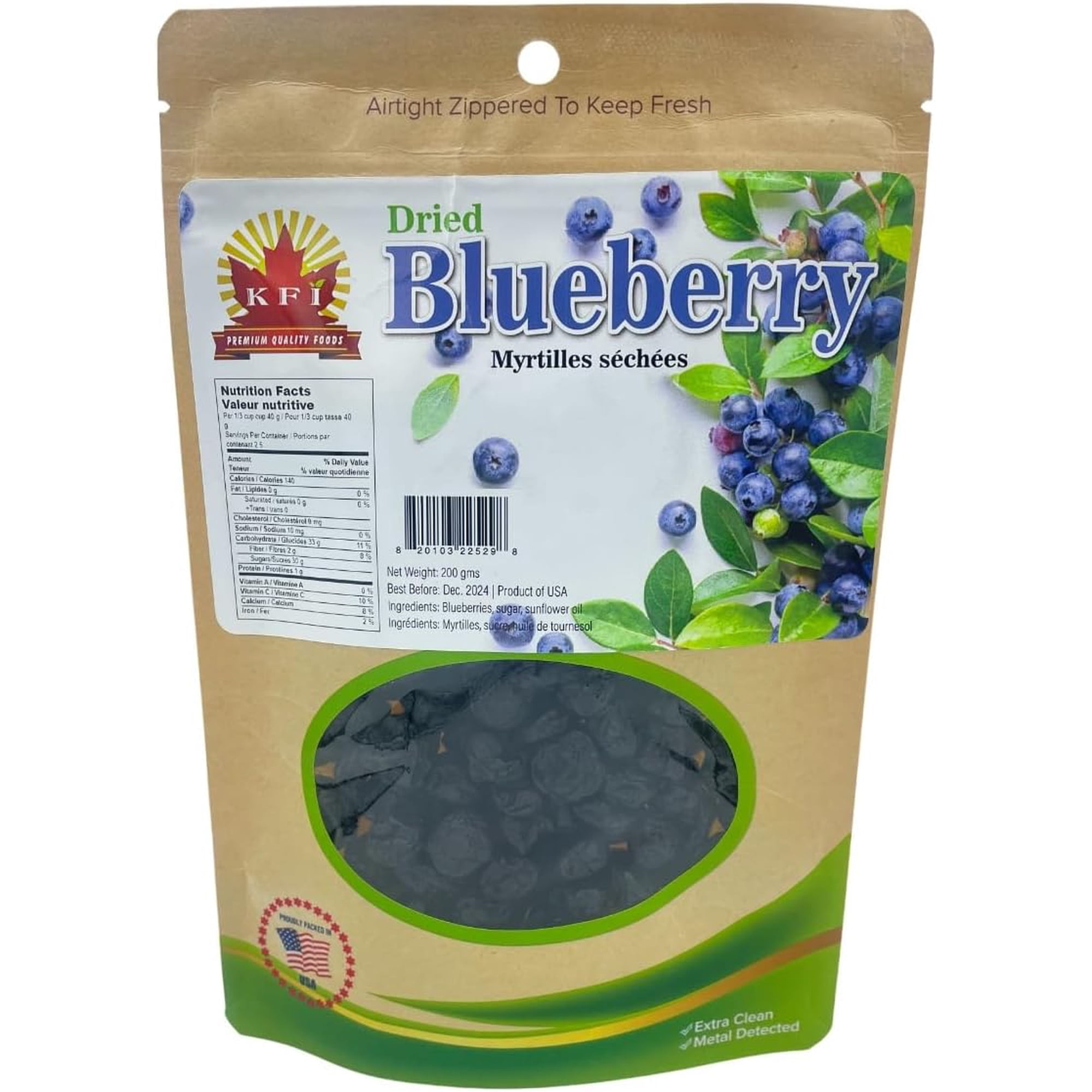 Click here for Kehar Foods Dried Blueberries - 200gm prices