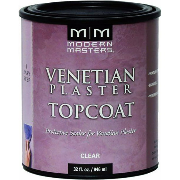 Modern Masters Satin Clear Venetian Plaster 1 qt. - Walmart.com ...