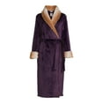 Secret Treasures Women’s and Women’s Plus Super Faux Mink Robe ...